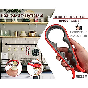 Silicone Jar Opener Gripper Pad - 3Pcs Nonslip Bottle Opener Rubber Jar Opener Gripper Pad Kitchen Set Jar Openers for Seniors Hand Can Opener Kitchen Gadgets - Handle Can Opener Multi Purpose Opener