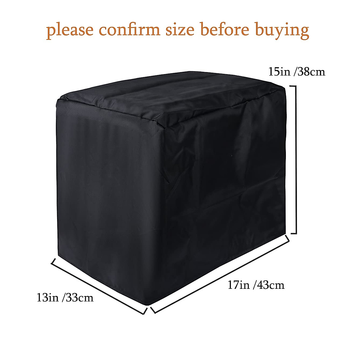 J&C Ice Maker Cover 420D Countertop Ice Machine Maker Cover Nugget Ice Maker Covers Portable Ice Maker Machine Cover Ice Makers Cover Portable Freezer Cover Ice Cube Maker Cover (No Ice Maker
