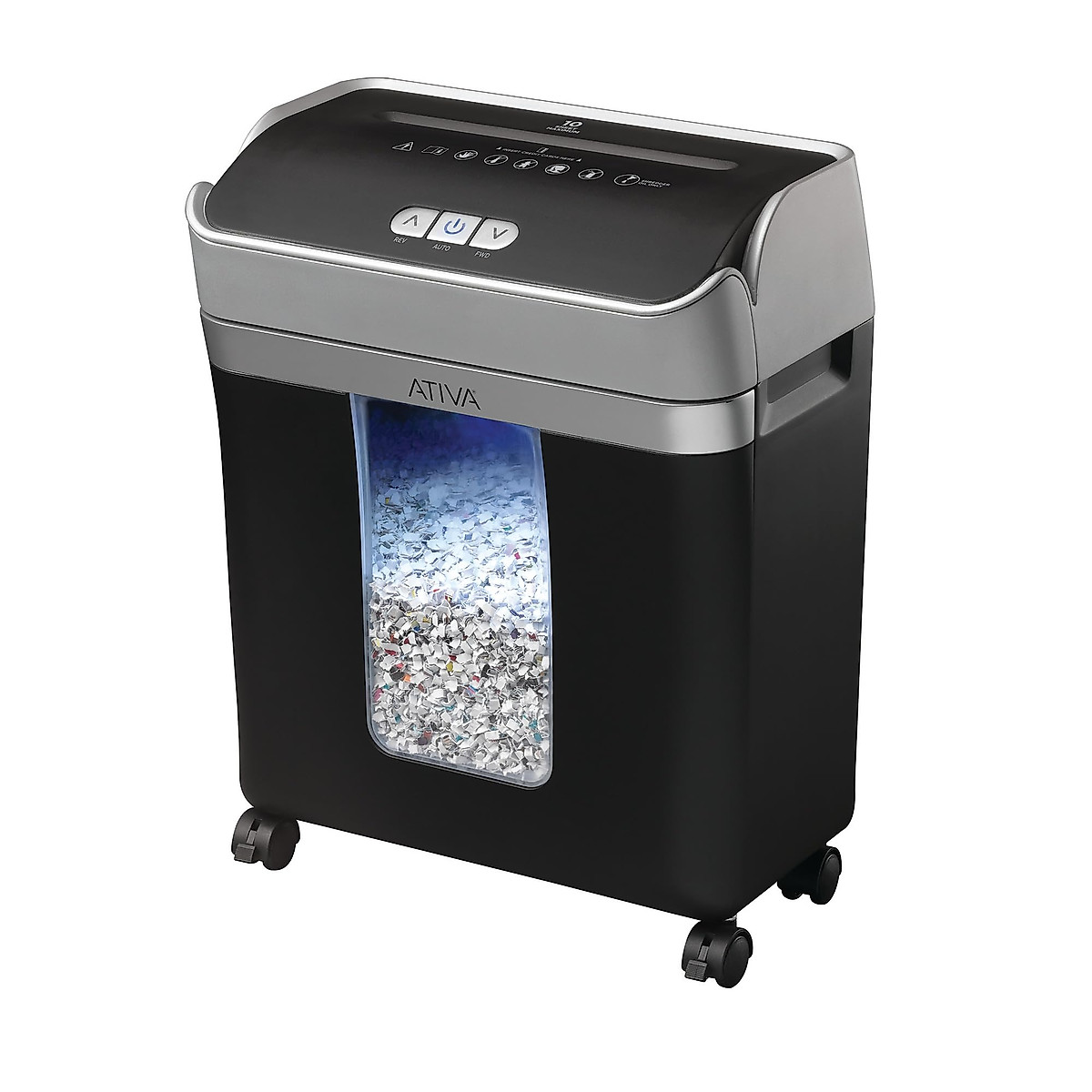 Ativa® 10 Sheet Micro-Cut Shredder, OMM103P