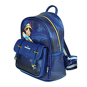 KBNL Pinocchio 11inch Vegan Leather Mini Backpack - A21832,Multicoloured,Medium