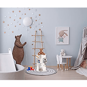 Rotating Bookshelf | Spinning Bookshelf | Small Bookshelf | 2 Tier Round Bookshelf | Plastic Bookshelf For Office Living or Kids Room | Revolving Bookcase | 360 Rotating Bookcase | White Bookshelf