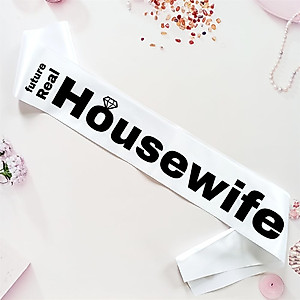 Magnusson's Garden Future Real Housewife Sash, Bachelorette Bridal Shower Engagement Party Bride-to-Be Sash, Real Housewives TV Show Inspired Gift for Women