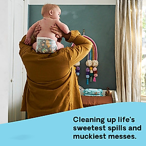 Hello Bello Baby Wipes I Plant Based Wipes for Sensitive Skin Made with 99% Water and Aloe for Babies and Kids I Unscented I 360 Count (6 Packs of 6)