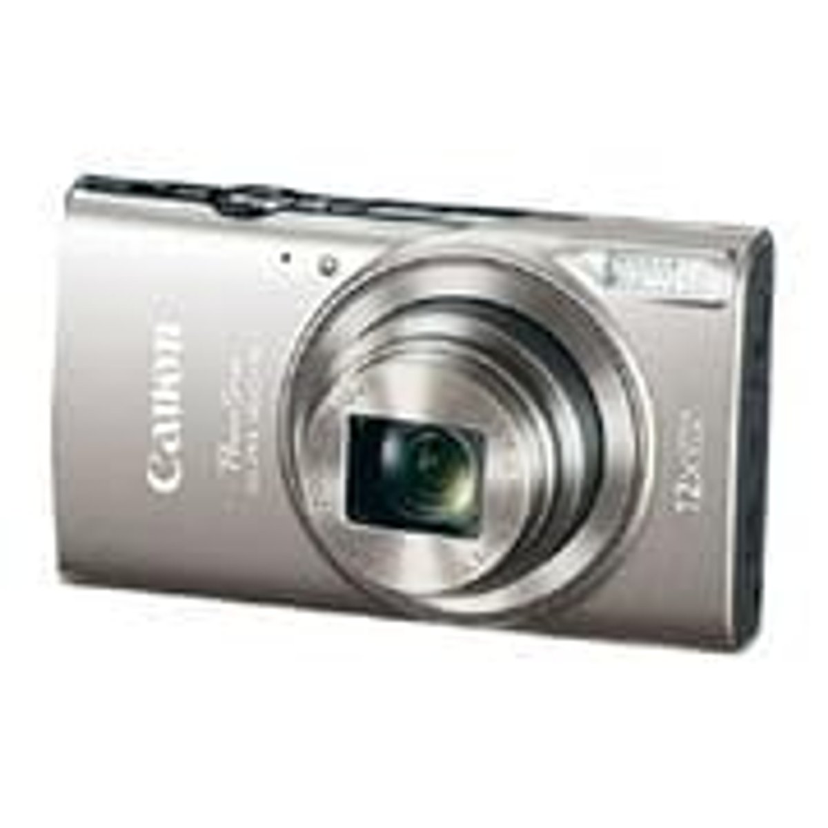Canon PowerShot ELPH 360 Digital Camera w/ 12x Optical Zoom and Image Stabilization - Wi-Fi & NFC Enabled (Silver) (Renewed)