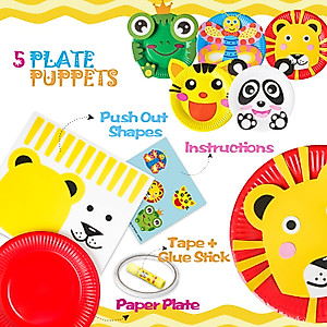 Officygnet Arts and Crafts for Kids Ages 3 4 5+, Toddler Craft Kit Toy Gifts for 3-5 Years Old, Fun Preschool Classroom Activity Project for Boy & Girl, Birthday Christmas Crafts Supplies for Kids