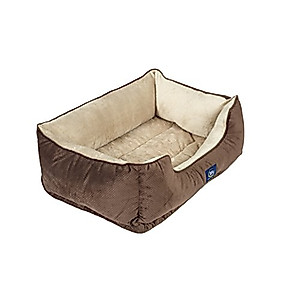 Serta Ortho Cuddler Pet Bed, Mocha