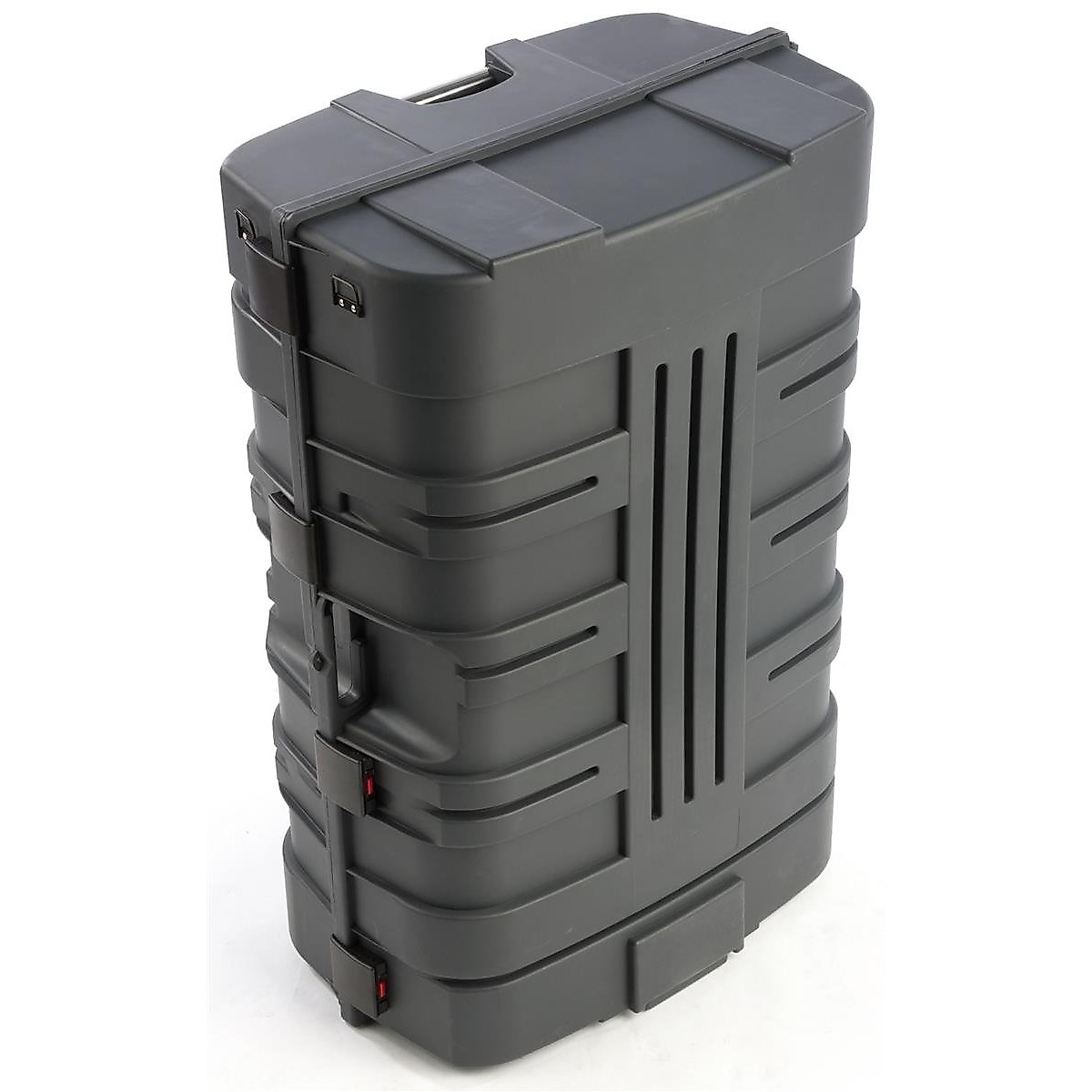 Displays2go 37.9 Inch Portable Trade Show Counter, Converts to Case, Hard Shell Plastic (BMRCNTB1)