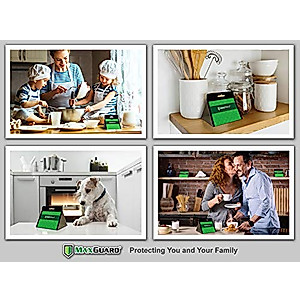 MAXGUARD Pantry Moth Traps (12 Pack +2 Free) with Extra Strength Pheromones | Non-Toxic Sticky Glue Trap for Food and Cupboard Moths in Your Kitchen | Trap and Kill Seed Grain Flour Meal Moths |