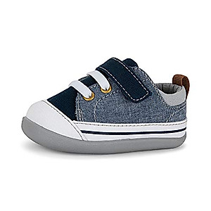 See Kai Run - Stevie II Sneakers for Infants, Blue Denim, Infant 4