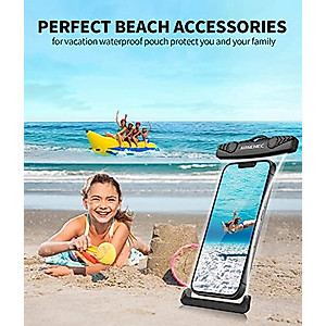 KOSENEC Universal Waterproof Pouch, IPX8 Waterproof Phone Case/Holder Underwater Cellphone Dry Bag for Beach Travel Kayaking Swimming, Compatible for iPhone 13 12 11 XS X 8 Series, Galaxy Up to 7.2"