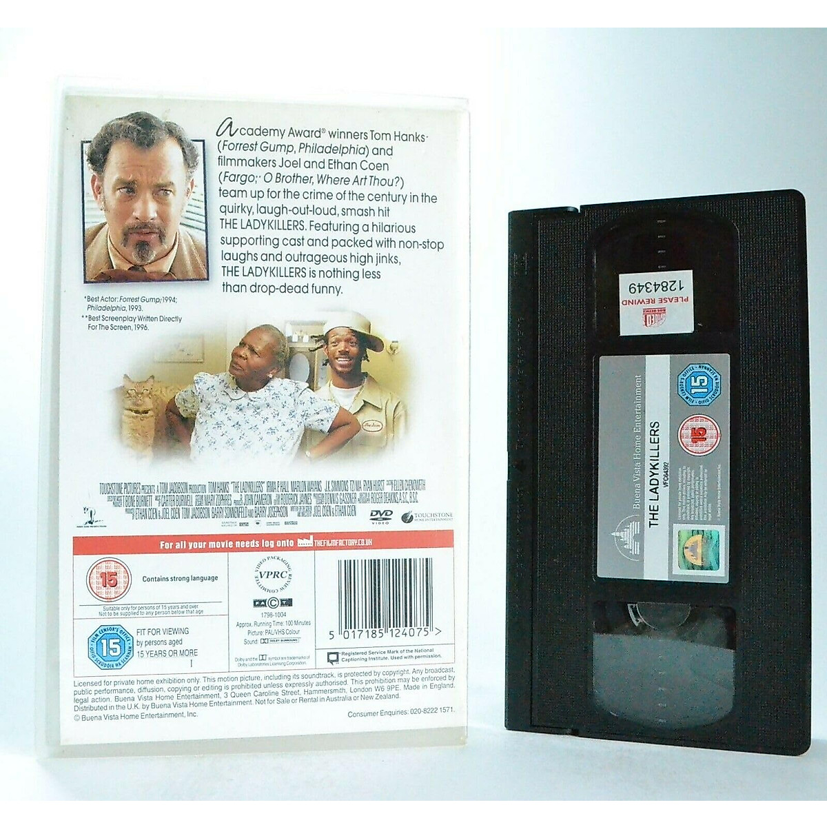 The Ladykillers (2004): An Coen Brothers Film - Black Comedy - Tom Hanks - VHS