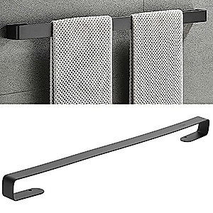 Towel Rail Wall Mounted Stainless Steel Towel Bar Single Rod Towel Slippers Rack Holder for Toilet Bathroom Hotel