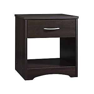 Sauder Beginnings Night Stand, Cinnamon Cherry finish