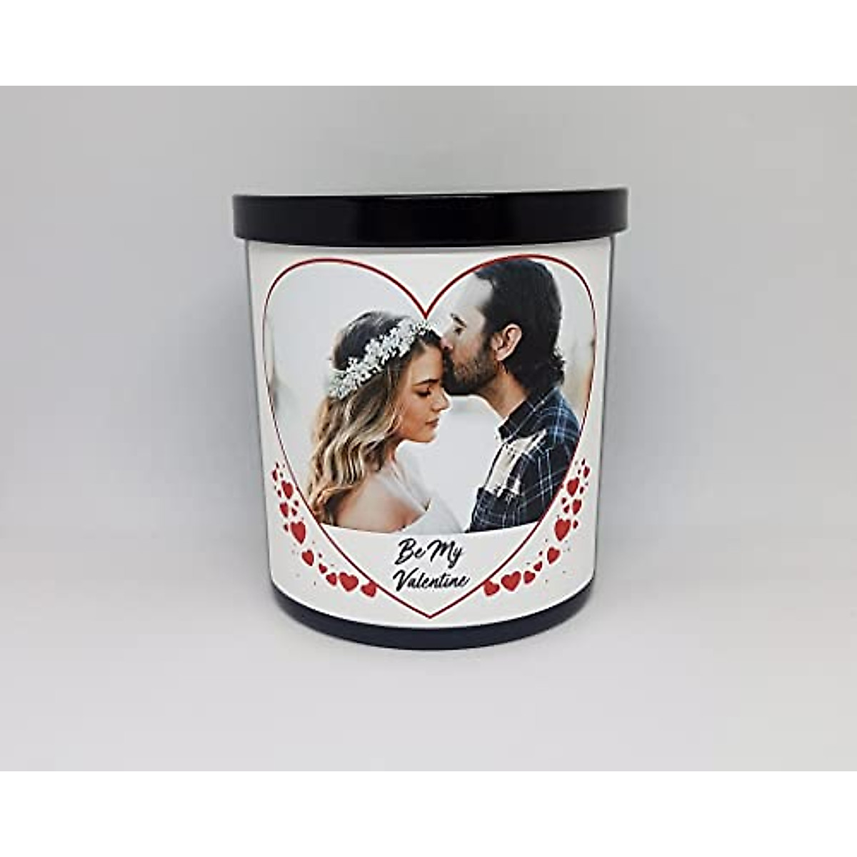 9oz. Valentine's Day Photo Candle | Personalized Soy Candle