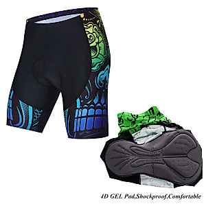 Cycling Jerseys Men Set, Breathable Bicycle Suit Mountain Bike Clothes Biking Jersey Quick Dry