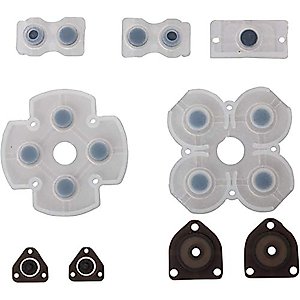 ps4 Controller Replacement Pads, Timorn ps4 Joystick Pads Rubber Dpad Replacement Parts All Set of Key Pad Button Pad Conductive Buttons Kit for PlayStation 4 PS4 (1 Set)