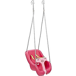 Little Tikes -2-in-1 Snug 'n Secure Swing 4pk-Magenta, 650727M