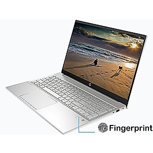 HP Pavilion 15.6 Inch FHD Touchscreen Business Laptop with 12th Gen Intel Core i7-1255U, 8GB RAM, 512GB SSD, Backlit Keyboard, HDMI, Windows 11 Pro, Silver, PCM