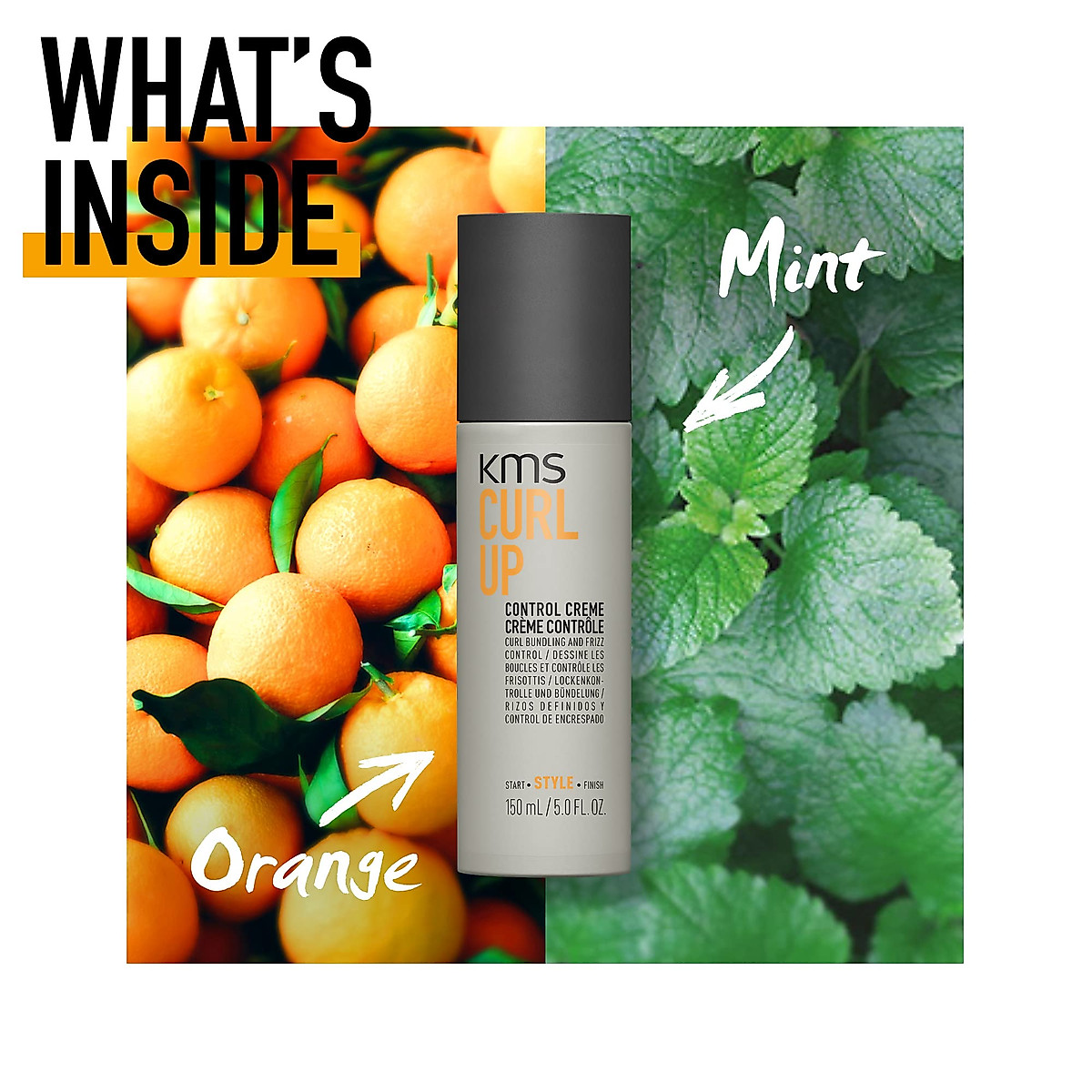 KMS Curlup Control Crème, 5 Fl oz (Pack of 1)