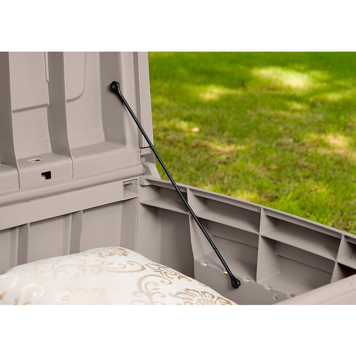 Keter Novel 17197948 Cushion Box 340 L Plastic Beige/Brown