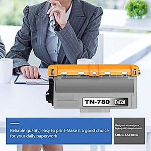EDH Compatible TN780 TN-780 Toner Cartridge Replacement for Brother Super High Yield Compatible with HL-6180DW HL-6180DWT MFC-8950DW MFC-8950DWT Printer (1 Pack,Black)