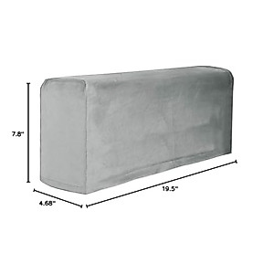 BESPORTBLE Recliner Cover Car Assesories Armrest Covers Stretch Anti-Slip Furniture Protector Armchair Slipcovers for Recliners Sofas Chairs Set of 2 (Grey) Stretchy Couch Cover Recliner Chair Covers