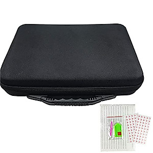 Diamond Painting Storage - 20/40/80 Bottles Portable Box for Beads, Seeds, Studs, Rhinestones, Buttons Organizing