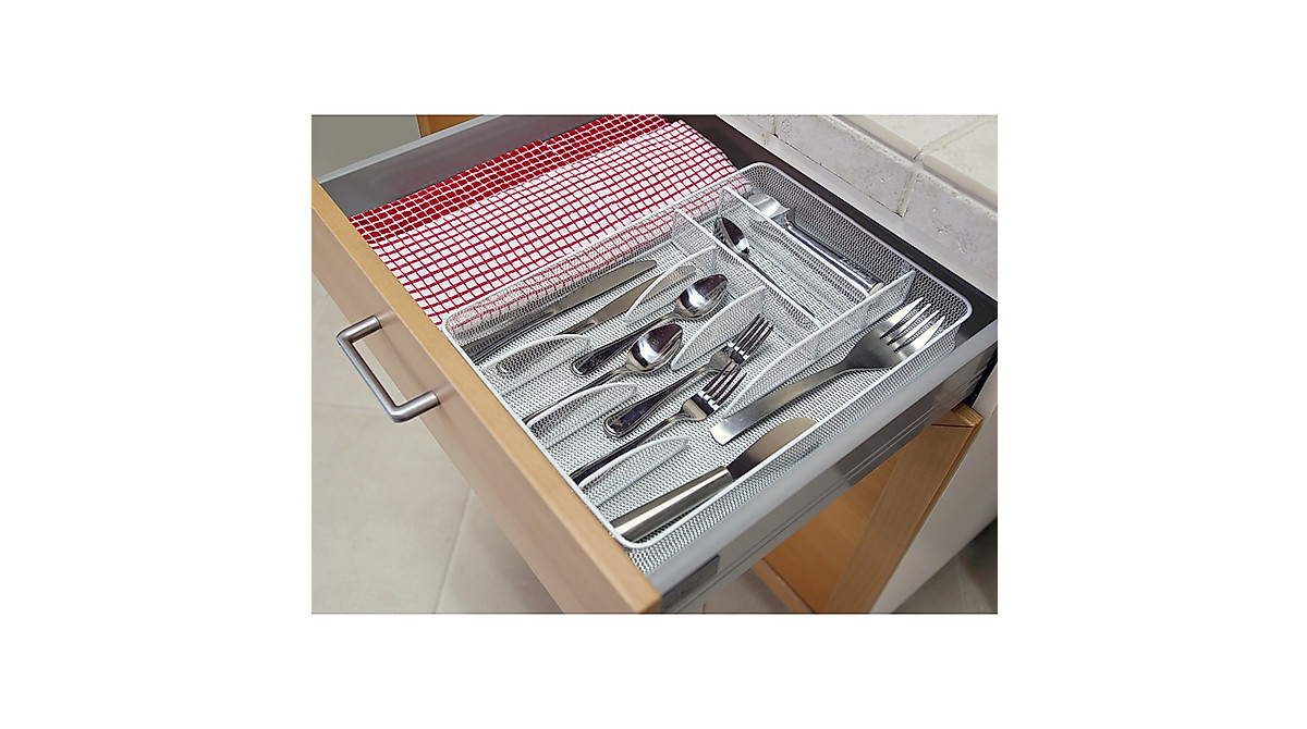 Seville Classics Steel Mesh Drawer Organizer Set - 2-Piece