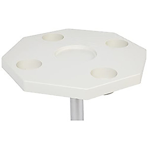 DetMar 12-1109C Removable Octagonal Marine/RV Table, White