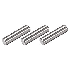 METALLIXITY Dowel Pin (12x45mm) 3Pcs, 304 Stainless Steel Shelf Support Pegs Pin Fastener Elements - for Metal Devices, Furniture Installation, Industrial, DIY