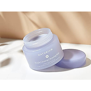 Naturium Ultimate Double Cleanse Set, Purple Ginseng Cleansing Balm & Niacinamide Cleansing Gelee 3%
