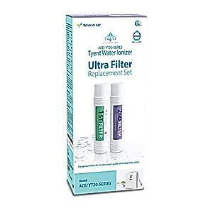 Tyent ACE Countertop Ultra Filter Replacement Set: (11 or 13-Plate ACE Countertop Water Ionizer-See Sticker) Authentic