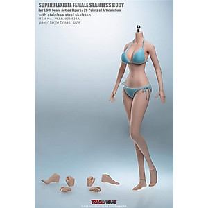 HiPlay TBLeague Seamless Action Figure Anime Girl Body Type and Large Bust 1:6 Scale S36A(Pale, Without Head)