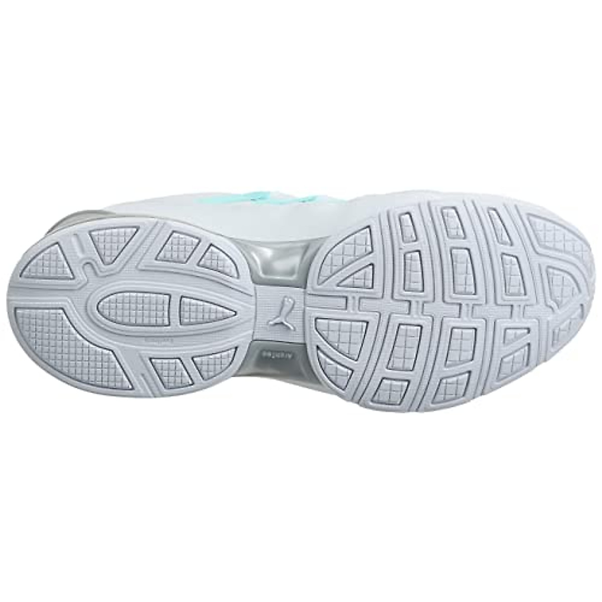 PUMA Women's Riaze Prowl, Puma White-Gulf Stream, 9