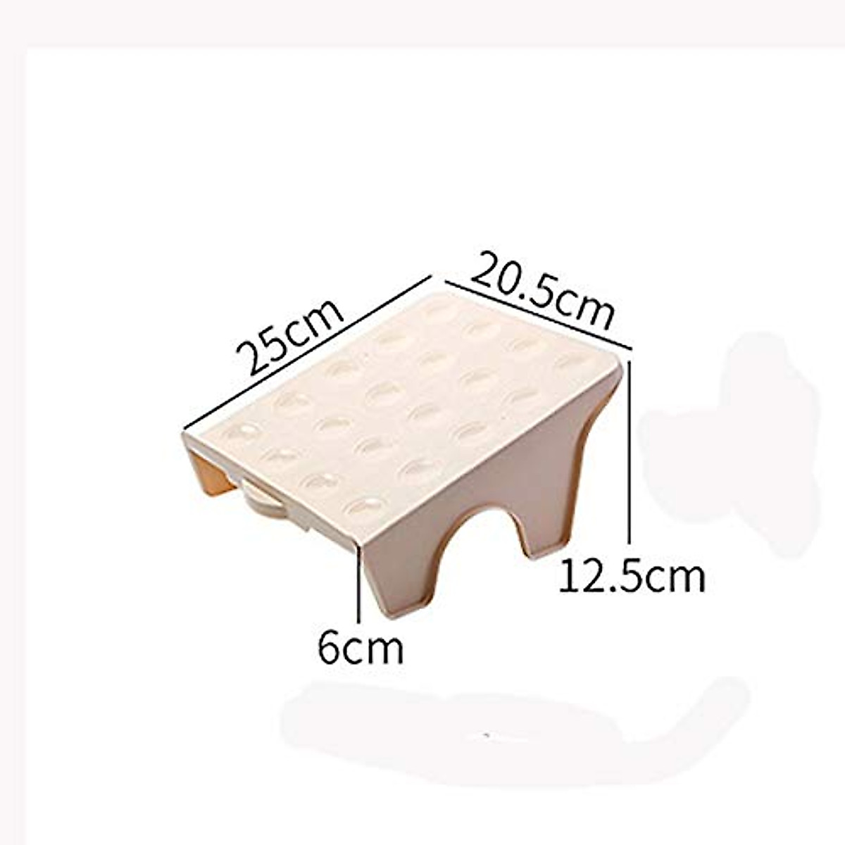 TAZSJG Household Storage Shoe Rack Double Shoe Support Plastic Integrated Simple Space Economy Simple Shoe Storage Rack (Color : C)