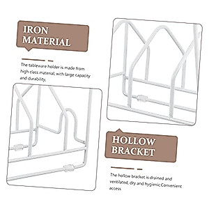 BESPORTBLE Drain Rack Sink Water Filter Sink Drying Rack Utensil Holder Dish Drying Rack Plate Cup Drying Tray Pan Lids Holder Tableware Stand Dish Racks for Kitchen Counter Tableware Holder