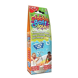 Zimpli Kids 6043 Crackle Baff Colours, 3 Bath Pack, Make water Crackle and Change Colour, Children's Sensory & Bath Toy