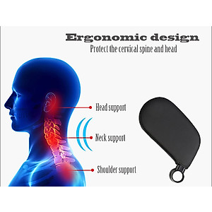 2022 Car Seat Headrest Pillow,car headrest Pillow,car seat Head Support Infant,Premium Seat Head Pillow,Grey Pillow,360 Degree Adjustable,for Children and Adults (-Grey)