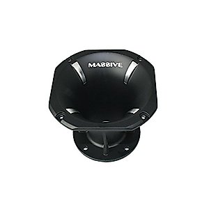 Massive Audio F4 - Flare Horn Pro Audio for Cars and DJ Compression Drivers, 45 x 45, 2 Inch Bolt On | Sold Individually