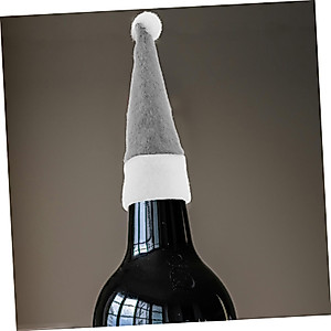 DOITOOL 24PCS Christmas Santa Hats Silverware Tableware Holders Santa Claus Flatware Bag Pouch Christmas Dinner Table Decorations Party Supplies