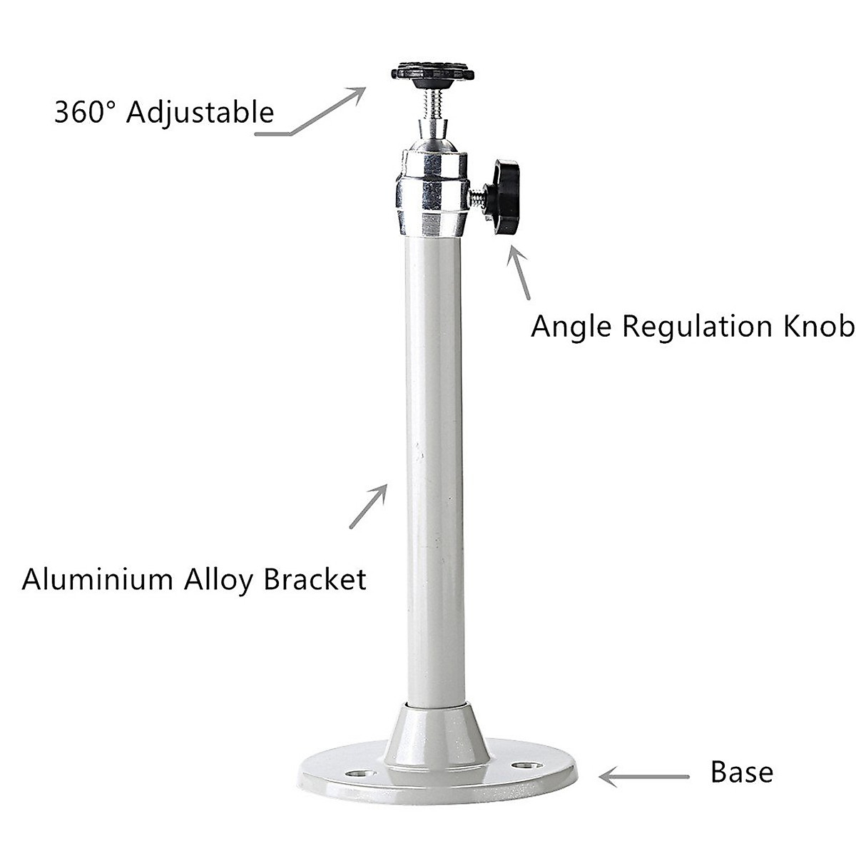 Ivosmart Mini Projector Wall Ceiling Mount Hanger 5KG Load Mounting Bracket for Mini Projector Camera with 9.3" Extension Pole
