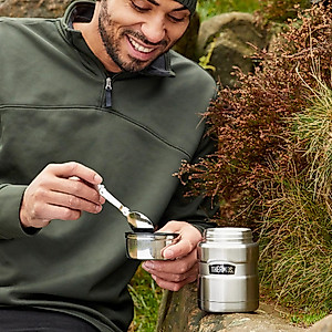 THERMOS 183270 Stainless King Food Flask, Midnight Blue, 470 ml