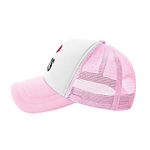 Hat,I Love Sluts Trucker Hat Baseball Cap Pink Women Men Dad Hat Golf Cowboy Hat