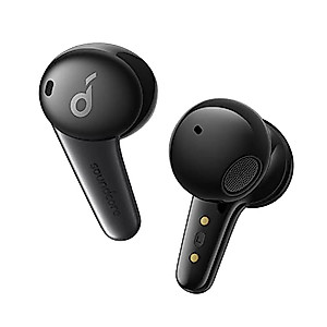 Soundcore by Anker Life Note 3S True Wireless Earbuds, Powerful Sound, 4 Mics for Clear Calls, Superior Comfort, Wireless Charging, 35H Playtime with Fast Charging, Soundcore App (Renewed)