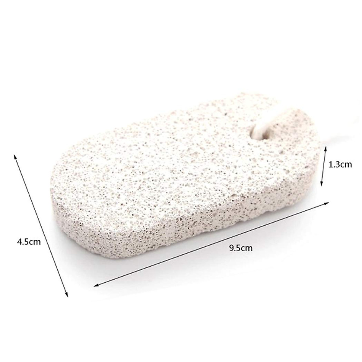 ZHome Natural Pumice Stone for Feet, Phogary Lava Pedicure Tools Hard Skin Callus Remover for Feet and Hands 2PCS