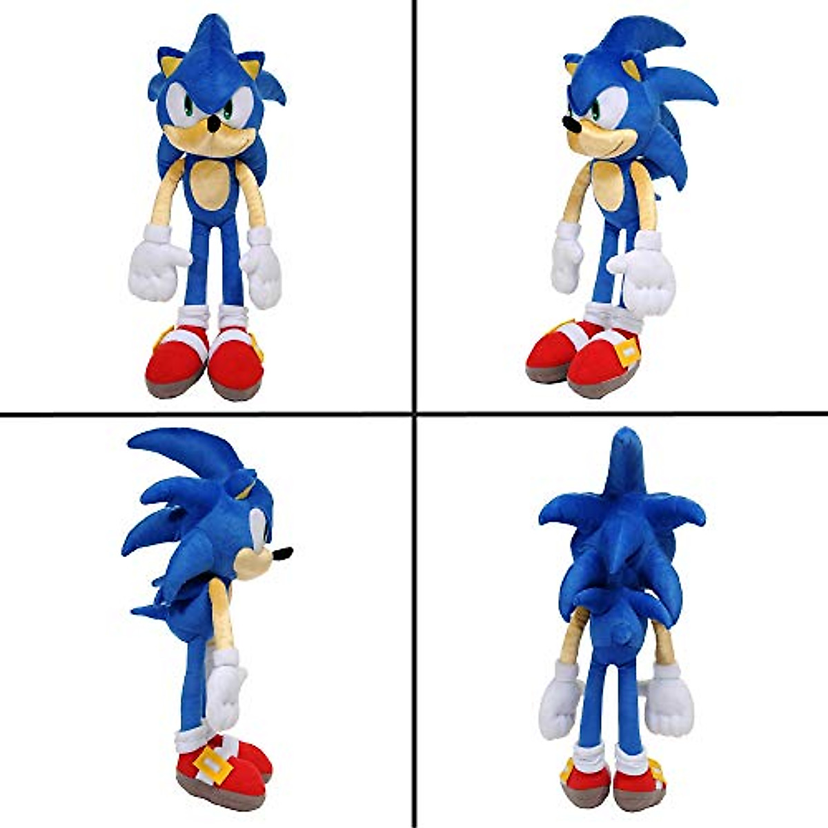 Franco Kids Bedding Super Soft Plush Cuddle Pillow Buddy, One Size, Sonic The Hedgehog