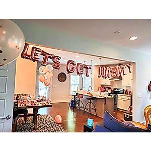 JeVenis Rose Gold Lets Get Nashty Balloons Nashville Bachelorette Party Decor Nash Bash Bachelorette Party Decorations Lets Get Nashty Sign Nashville Party Supply