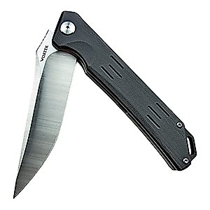 VORTEK FullTILT EDC Folding Pocket Knife: Everyday Carry, 8Cr13MoV Blade, Ball Bearing Pivot, Liner Lock, Fast Smooth Tough Reliable