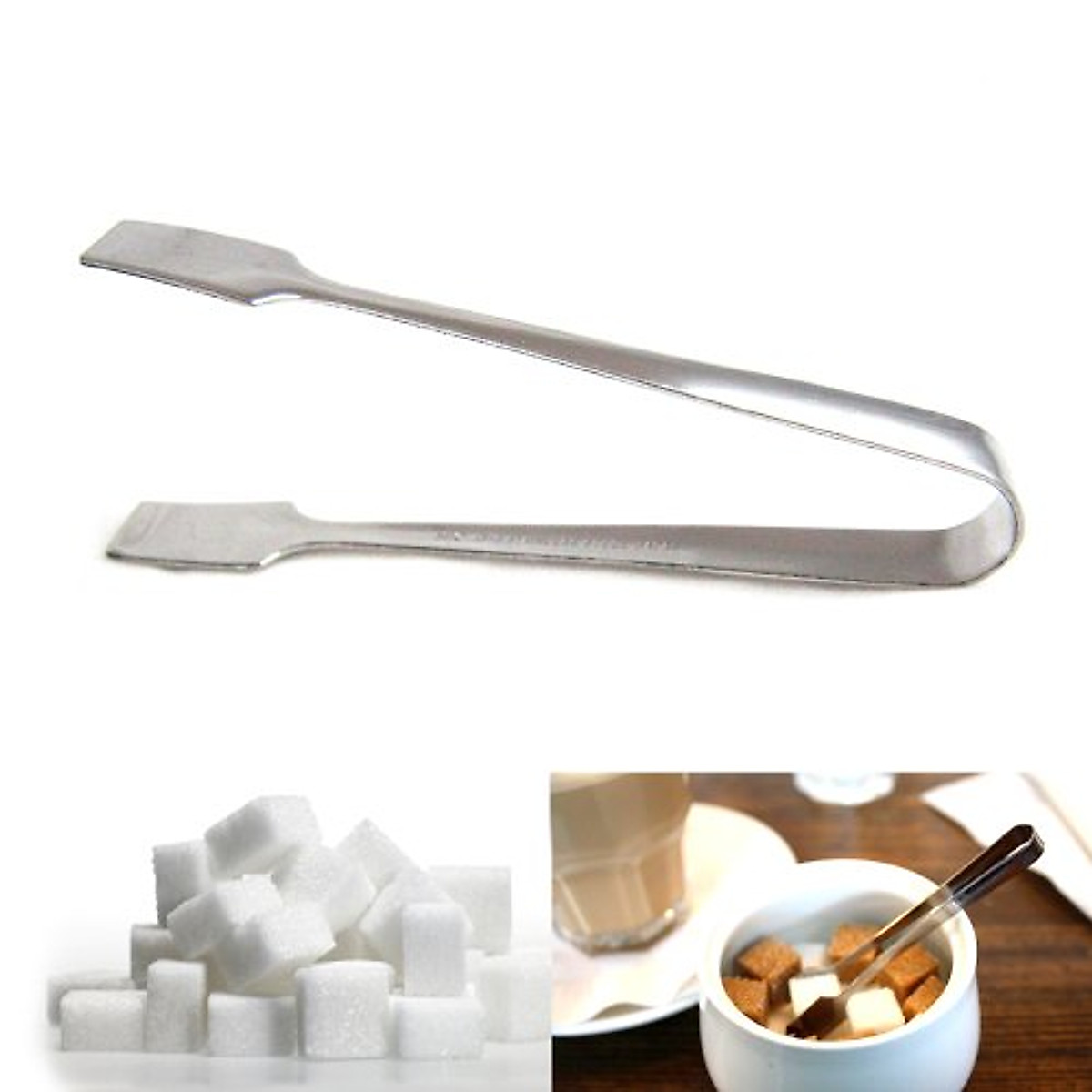 Sugar Cube Tongs 4" Stainless Steel Serving Tea Coffee Ice Cookie Serving Tool !