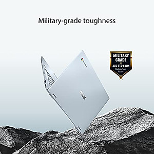 ASUS Chromebook Flip CX3, 14" Touchscreen Full HD NanoEdge Display, Intel Core i5-1130G7, 256GB PCIe SSD, 8GB RAM, Garaged Stylus, Backlit Keyboard, Wi-Fi 6, Chrome OS, AI Blue, CX3400FMA-DH586T-S